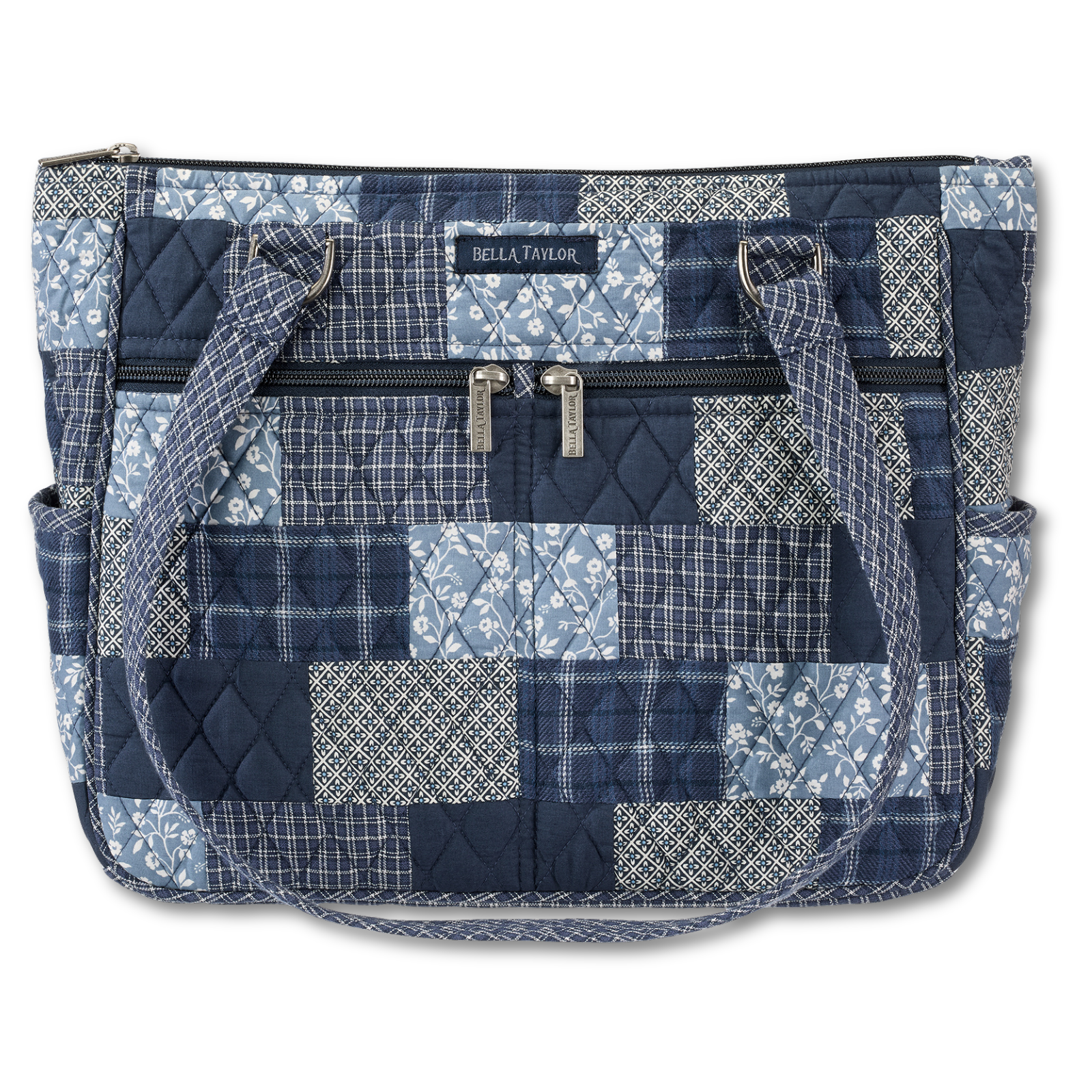 Heritage Blue Patch Everyday Tote – Bella Taylor