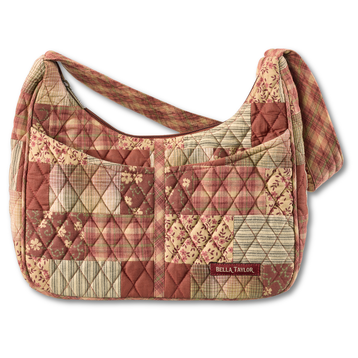 Burgundy Patch Blakely Shoulder Bag – Bella Taylor