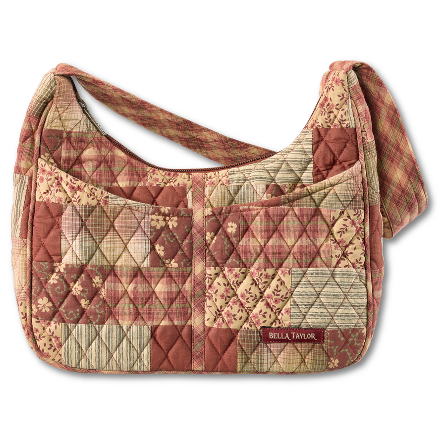 Burgundy Patch Blakely Shoulder Bag – Bella Taylor