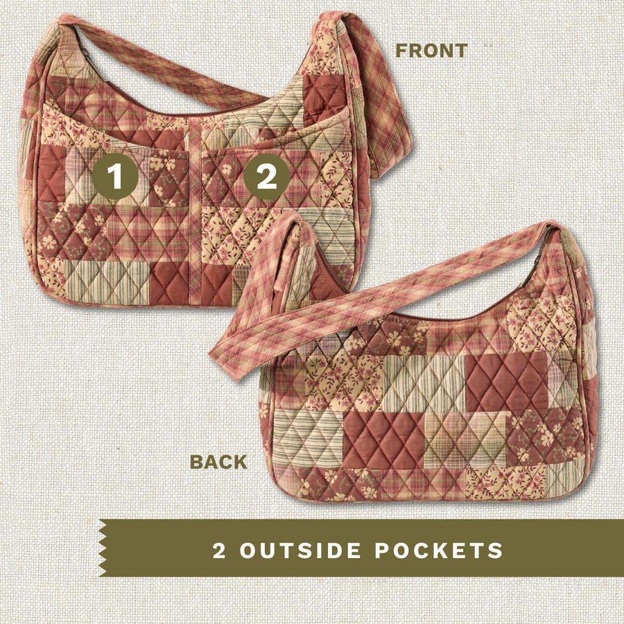 Burgundy Patch Blakely Shoulder Bag – Bella Taylor